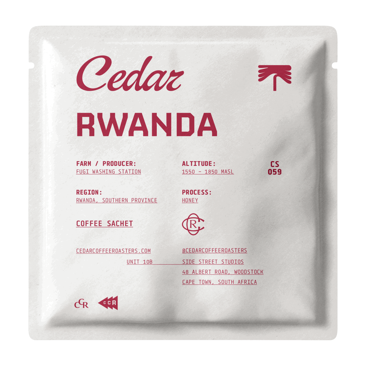 Cedar Single Origin Filter drip Sachet box– Cedar Coffee Roasters