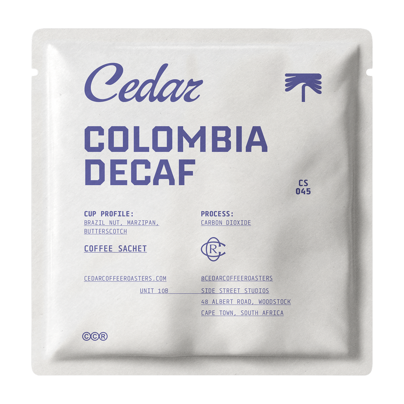 Cedar Decaf Filter drip Sachet box– Cedar Coffee Roasters