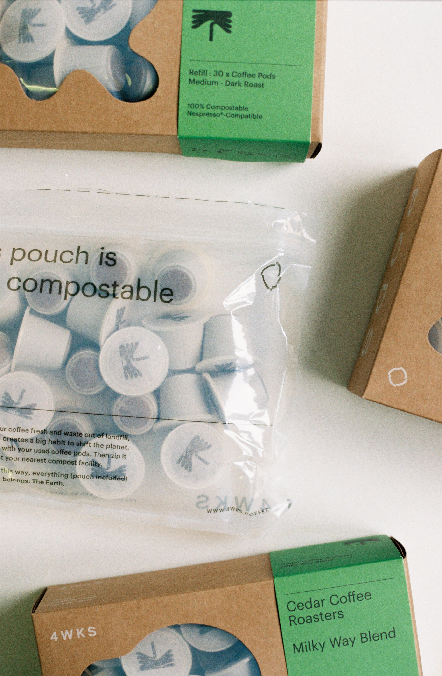 Cedar Milky Way Compostable Pods– Cedar Coffee Roasters